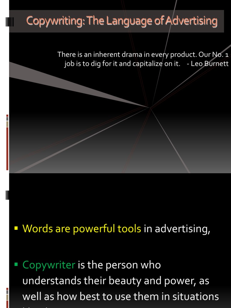 Copywriting | PDF | Advertising | Phrase