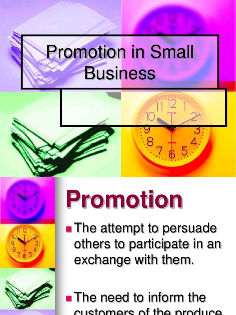 Promotion in Small Business | Promotion (Marketing) | Advertising