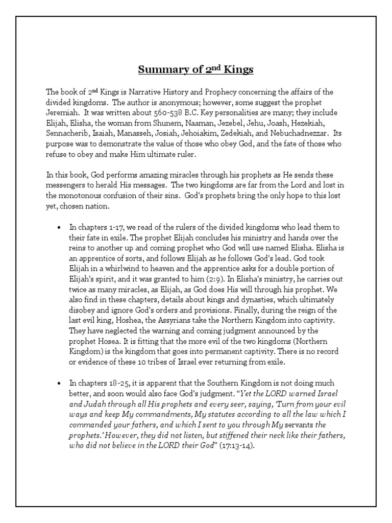 Summary of 2nd Kings by Jay Smith - Ebook | Everand