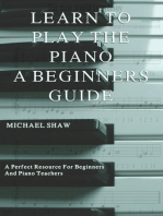 Beginner Piano Scales and Exercises | PDF