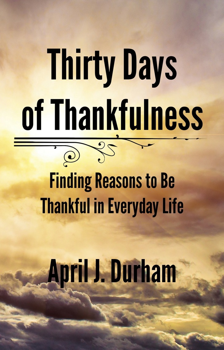 Thirty Days of Thankfulness: Finding Reasons to Be Thankful in Everyday ...