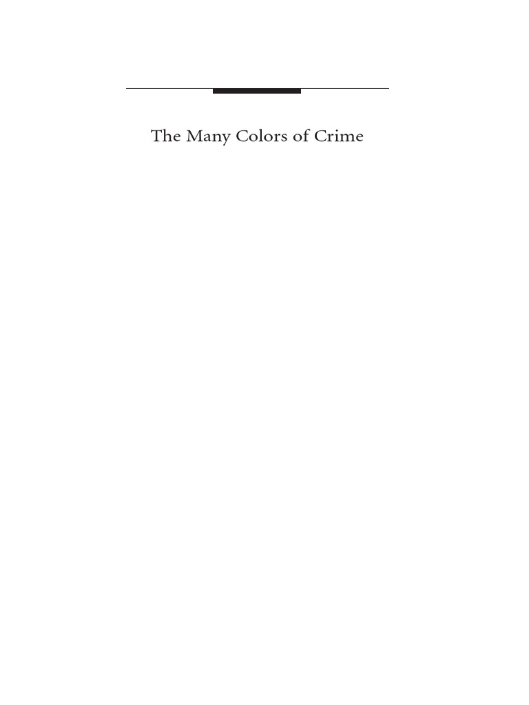 The Many Colors of Crime by NYU Press - Ebook | Everand
