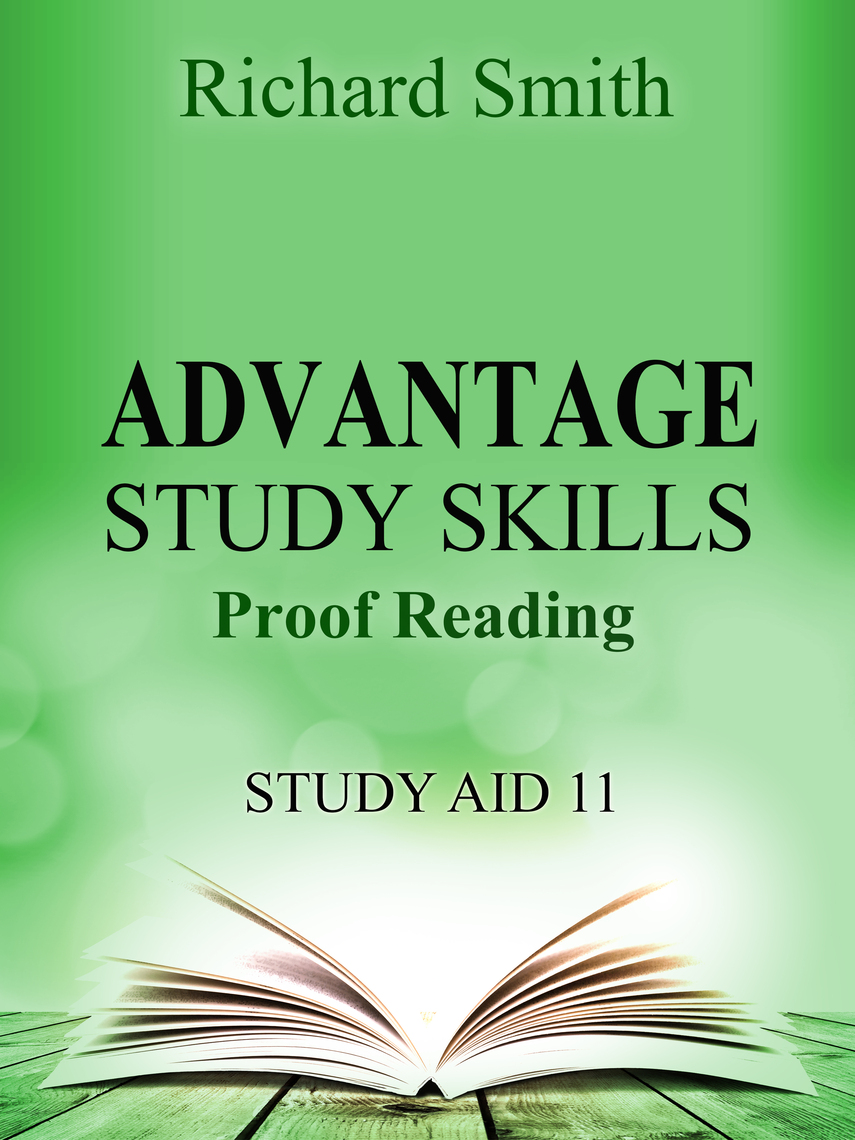 Advantage Study Skllls: Proof reading (Study Aid 11) by Richard Smith ...