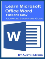 Word Lesson 01 | PDF | Microsoft Office 2010 | Microsoft Word