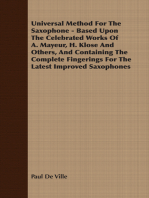 Saxophone Multiphonics | PDF