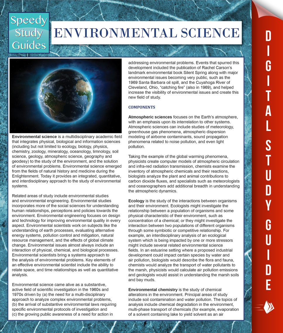 Environmental Science (Speedy Study Guides) by Speedy Publishing ...