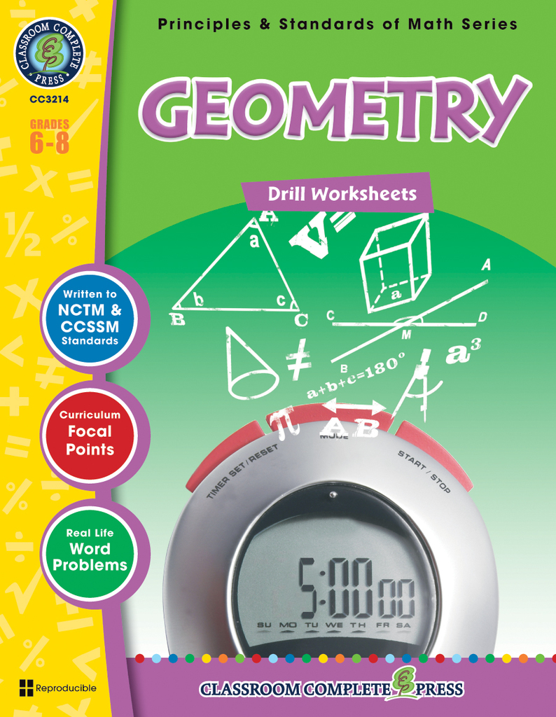 Geometry - Drill Sheets Gr. 6-8 by Mary Rosenberg (Ebook) - Read free ...