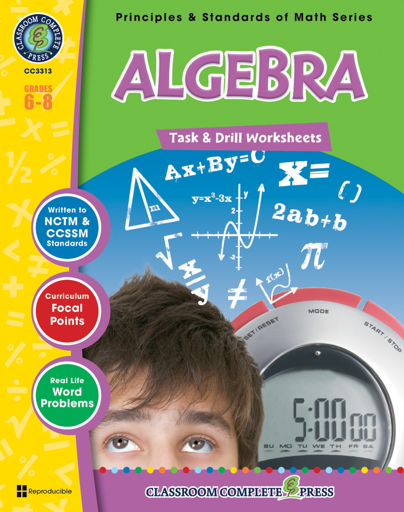 Algebra - Task & Drill Sheets Gr. 6-8 by Nat Reed - Ebook | Everand
