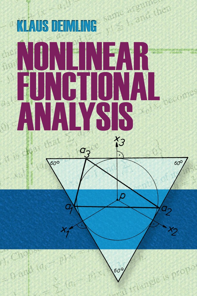 Nonlinear Functional Analysis By Klaus Deimling Book Read Online