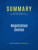 7 Elements of Negotiations | PDF | Negotiation | Mediation