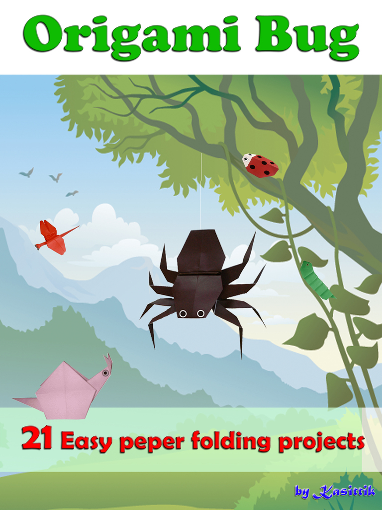 Easy Origami Bug: Paper Folding Bug 21 Projects Easy To Do by Kasittik ...