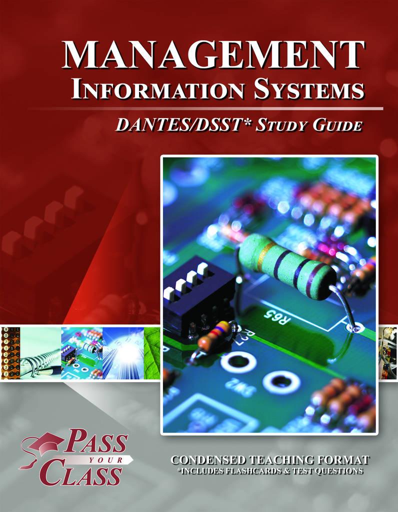 DSST Management Information Systems DANTES Test Study Guide by Pass ...