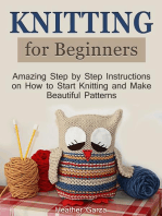 Entrelac Tutorial | PDF | Knitting | Basic Knitted Fabrics