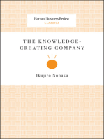 Nonaka, I. and Takeuchi, H. (1995) | PDF | Tacit Knowledge | Experience