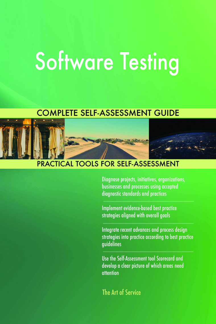 Software Testing Complete Self-Assessment Guide by Gerardus Blokdyk ...