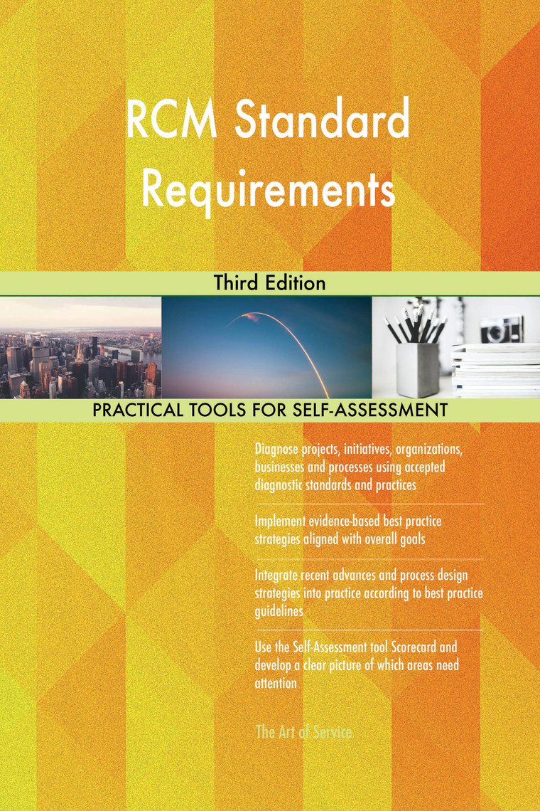 Rcm Standard Requirements Third Edition By Gerardus Blokdyk Ebook
