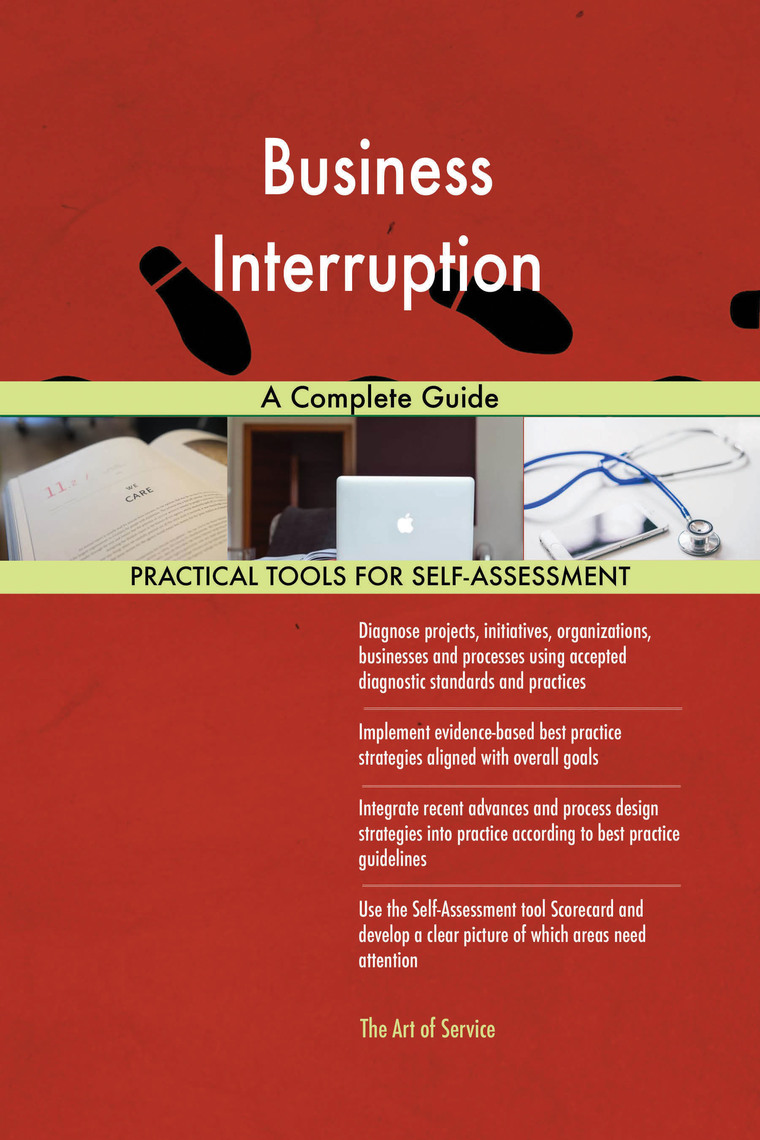 Business Interruption A Complete Guide by Gerardus Blokdyk (Ebook ...