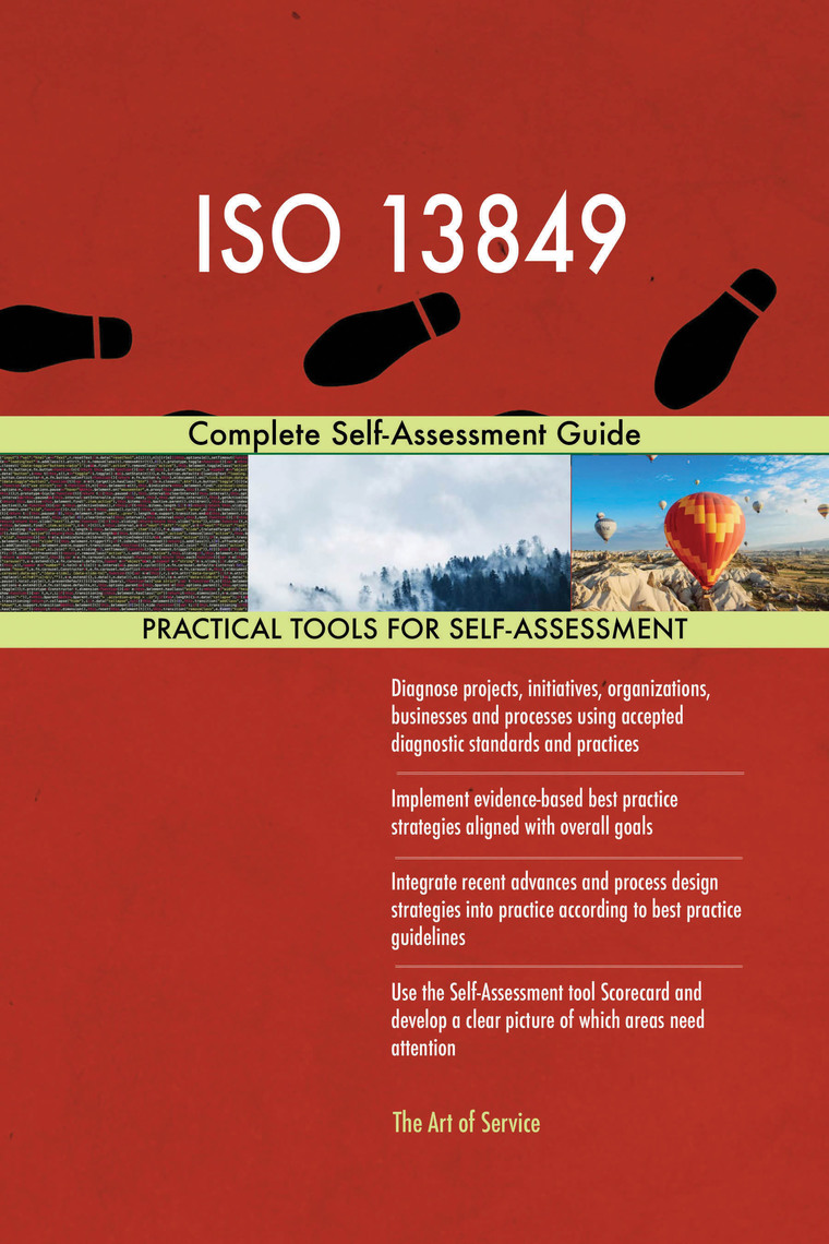 ISO 13849 Complete Self-Assessment Guide by Gerardus Blokdyk - Ebook ...