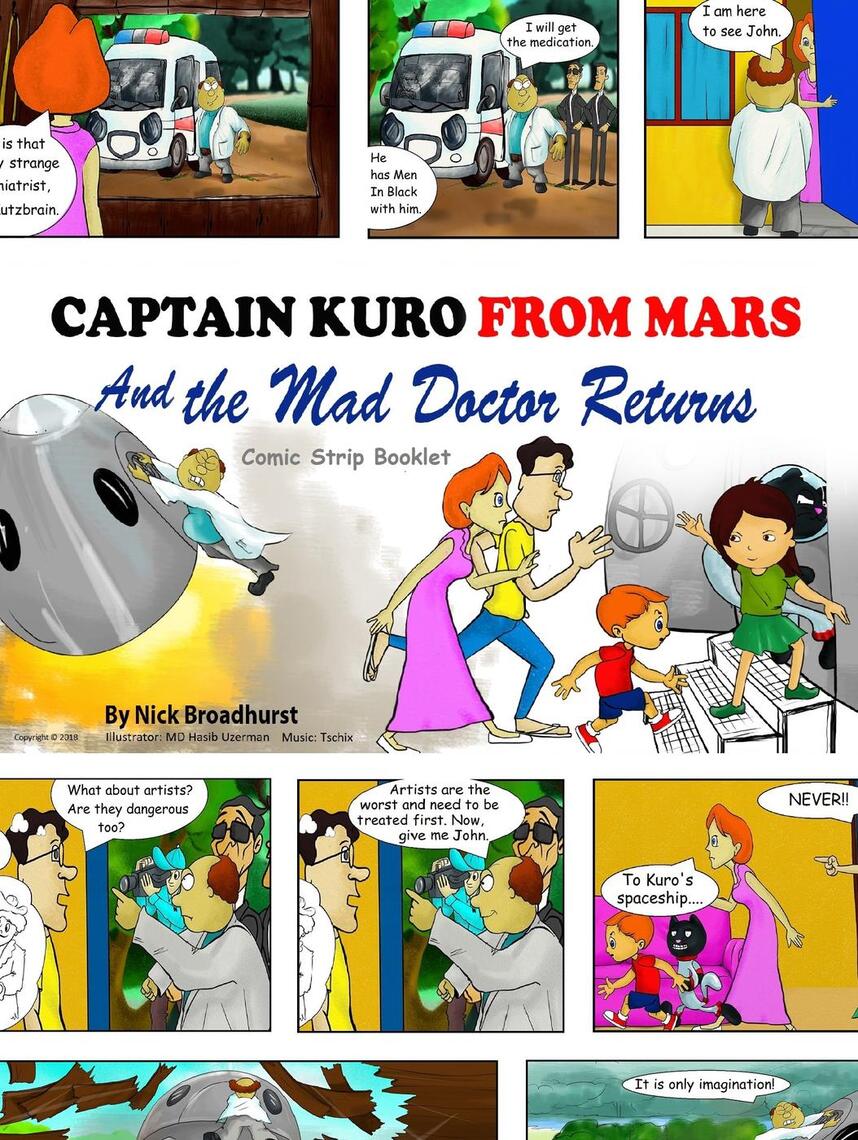 Captain Kuro From Mars And The Mad Doctor Returns Comic Strip Booklet ...
