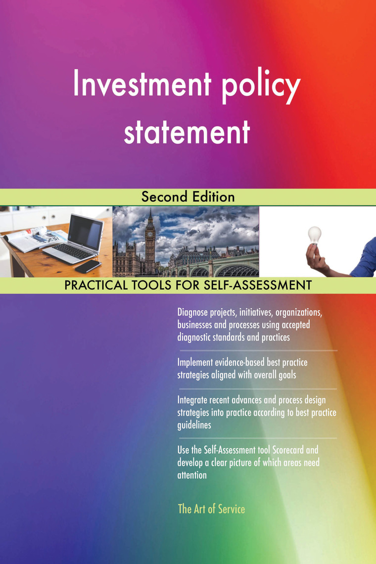Investment policy statement Second Edition by Gerardus Blokdyk - Ebook ...