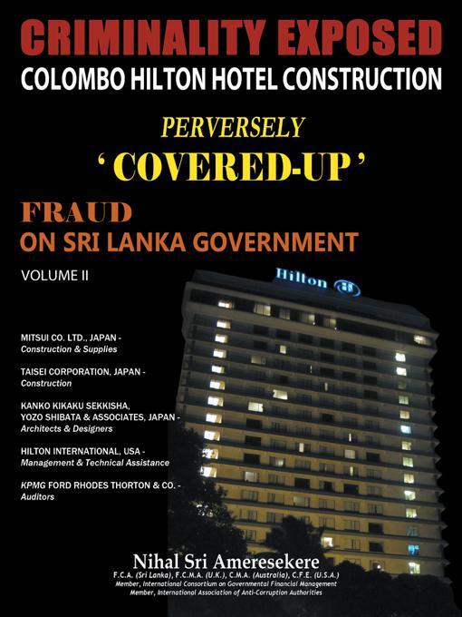 Criminality Exposed Colombo Hilton Hotel Construction Perversely ...