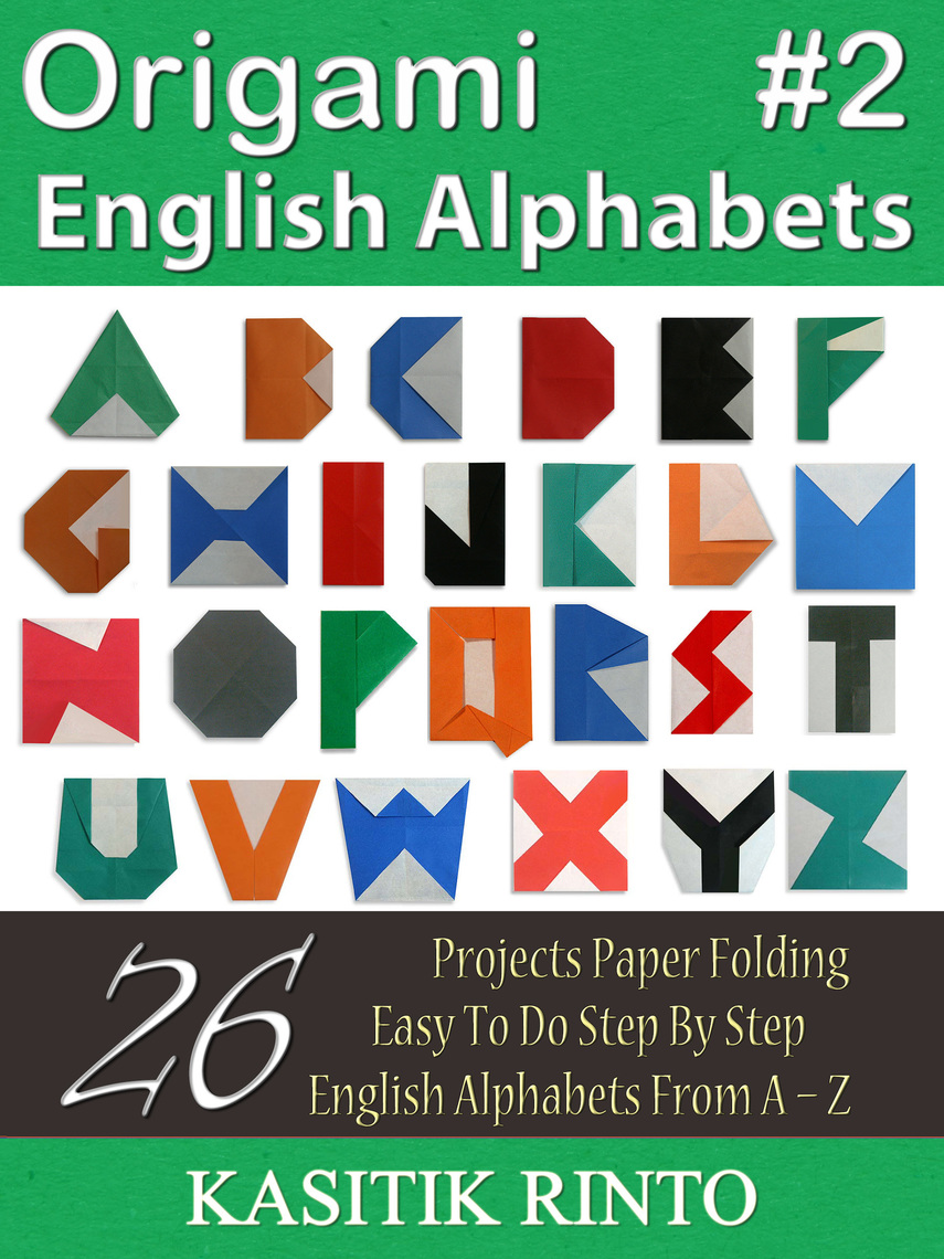 Origami English Alphabets: Paper Folding English Alphabets Capital ...