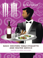 'F&B Waiter - Waitres Job Discription | PDF | Waiting Staff | Food And ...