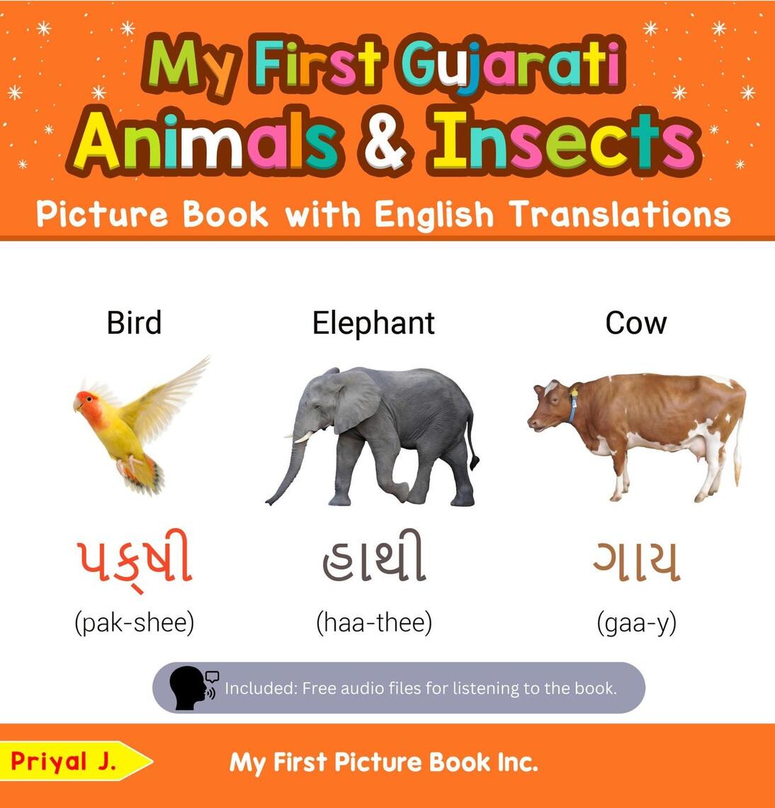 My First Gujarati Animals & Insects Picture Book with English ...
