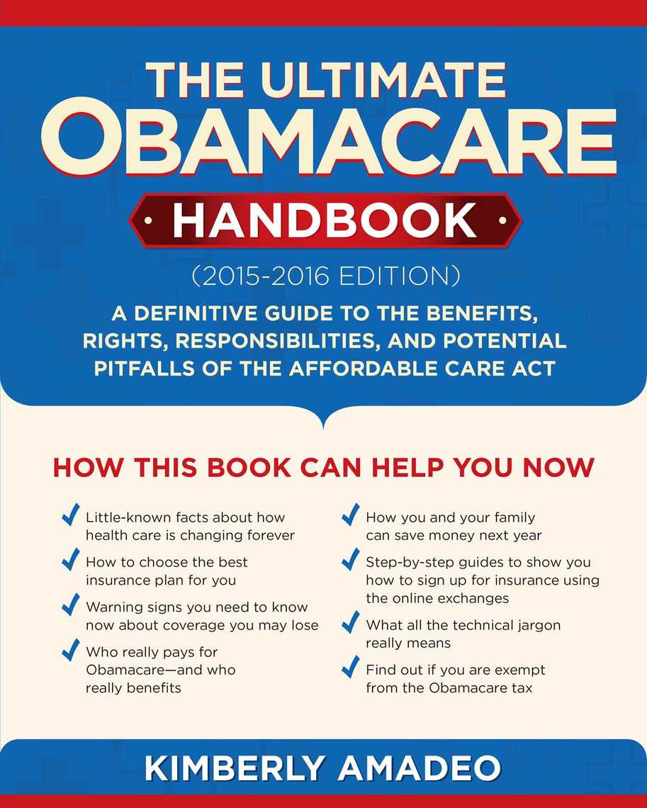 The Ultimate Obamacare Handbook (2015–2016 edition) by Kimberly Amadeo ...