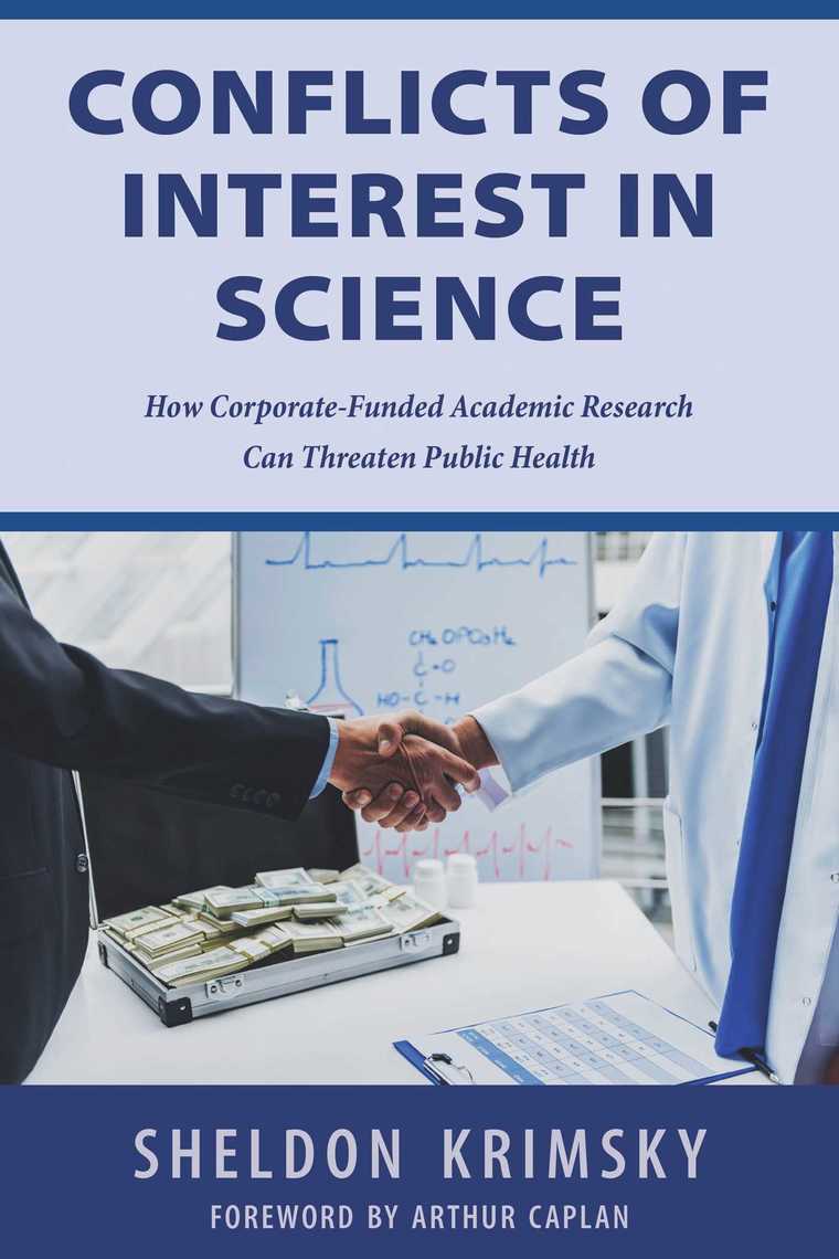Conflicts of Interest in Science by Sheldon Krimsky - Ebook | Everand