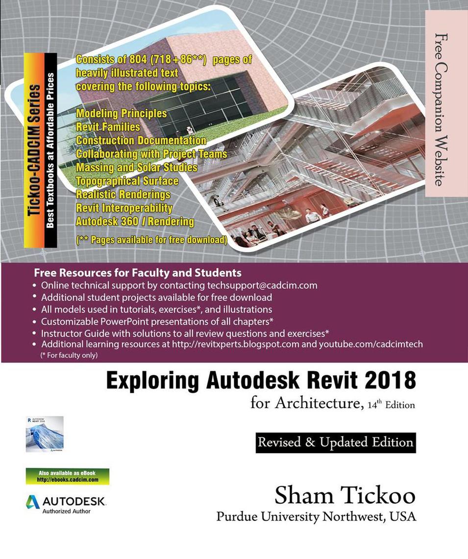 Exploring Autodesk Revit 2018 for Architecture, 14th Edition by Sham Tickoo - Ebook | Everand