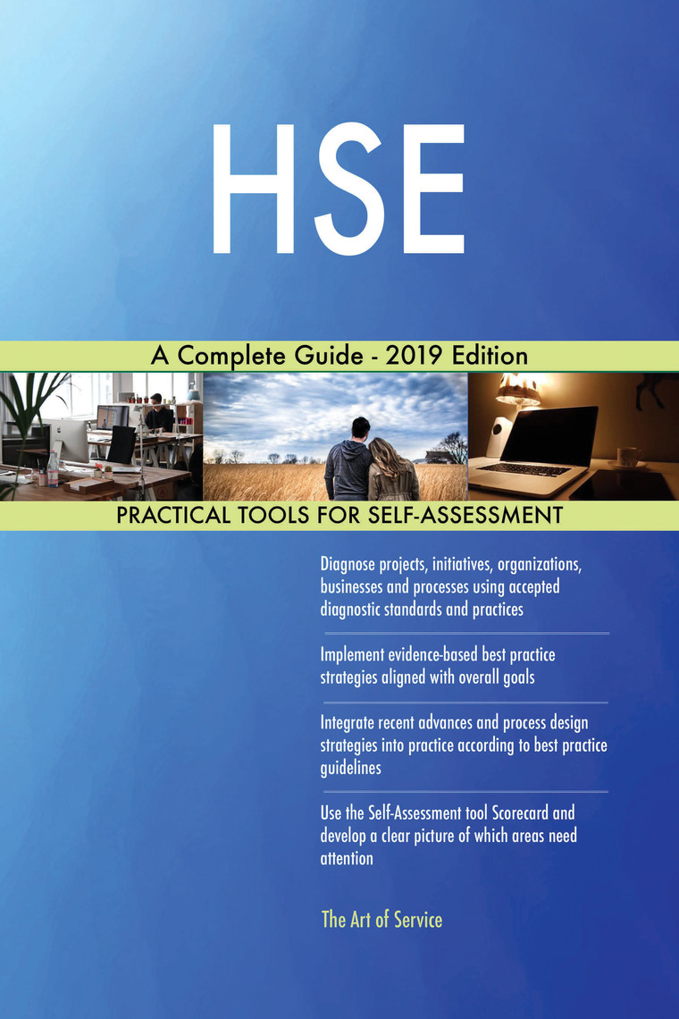 HSE A Complete Guide - 2019 Edition by Gerardus Blokdyk - Book - Read ...