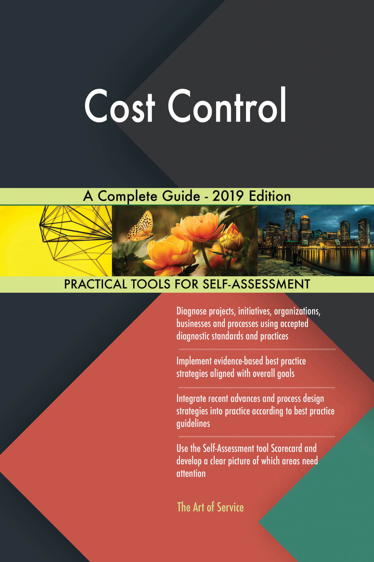 Cost Control A Complete Guide - 2019 Edition by Gerardus Blokdyk (Ebook ...