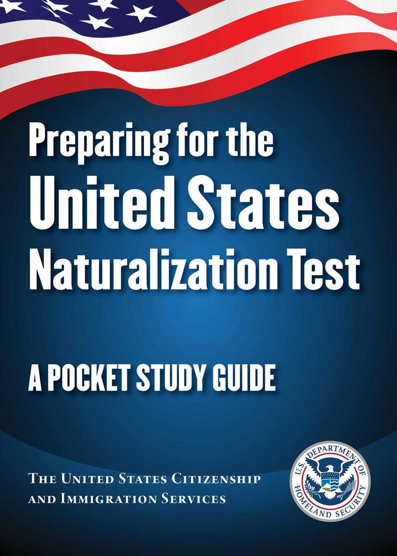 Preparing for the United States Naturalization Test by The United ...