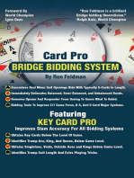 Bridge Bidding Cheat Sheet | PDF | Games Of Mental Skill | Gaming Devices