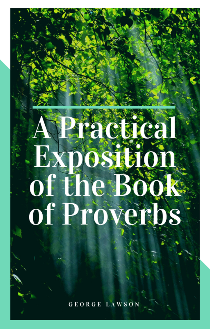 A Practical Exposition of the Book of Proverbs by George Mylne (Ebook ...