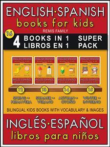 16 - 4 Books in 1 - 4 Libros en 1 (Super Pack) - English Spanish Books ...