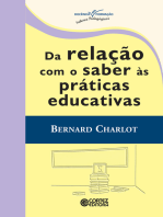 3 Bernard Charlot Da Relação Com o Saber Às Práticas Educativas | PDF ...