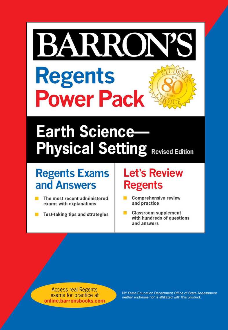Regents Earth Science--Physical Setting Power Pack Revised Edition by ...