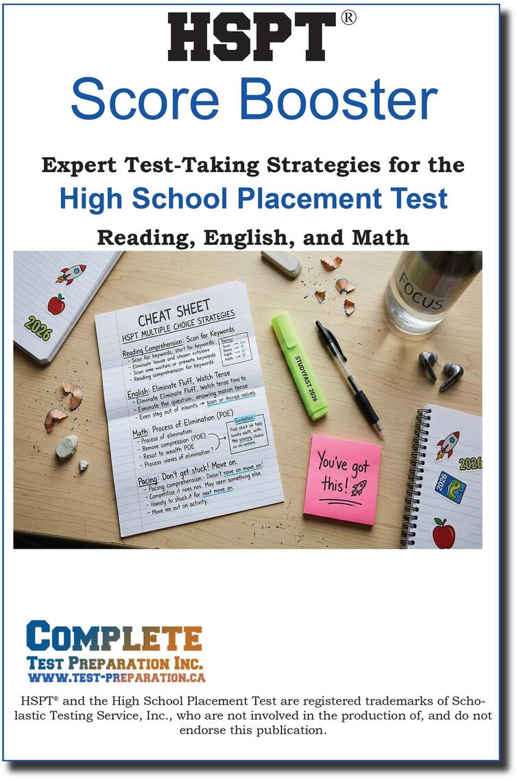 HSPT Test Strategy! Winning Multiple Choice Strategies for the High ...