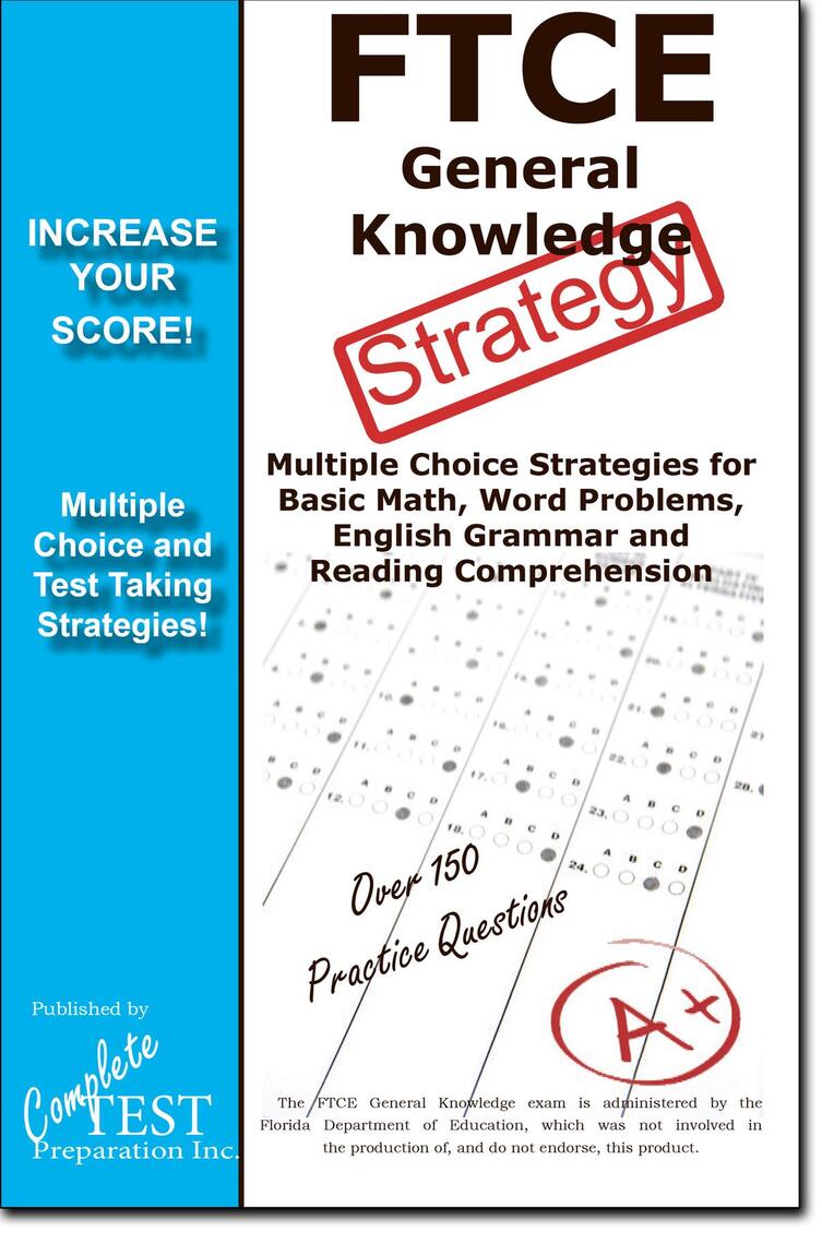 FTCE General Knowledge Test Stategy! by Complete Test Preparation Inc ...