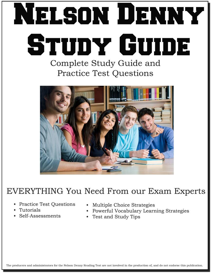 Nelson Denny Study Guide - Complete Study Guide and Practice Test ...