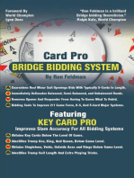 Bridge Bidding Cheat Sheet | PDF | Games Of Mental Skill | Gaming Devices