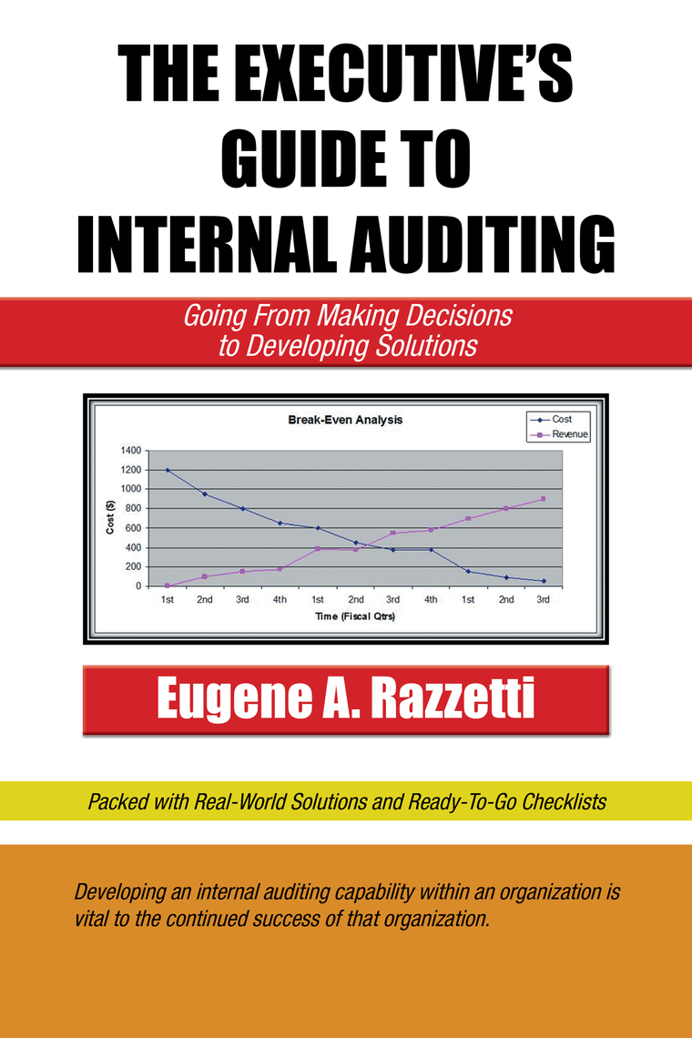 The Executive’S Guide to Internal Auditing by Eugene A. Razzetti ...