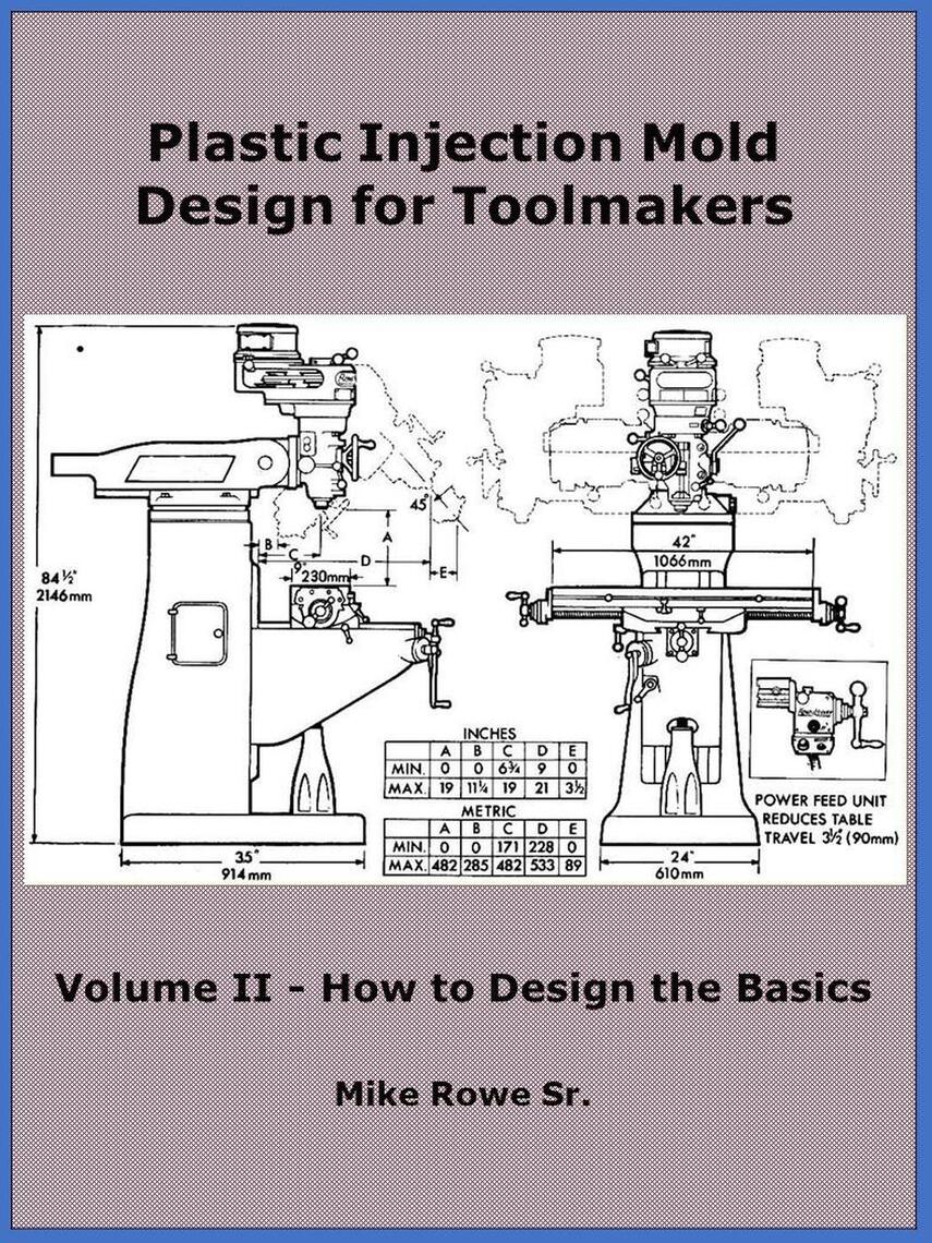Plastic Injection Mold Design for Toolmakers - Volume II by Mike Rowe ...