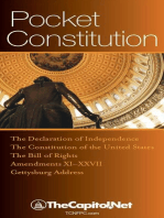 Pocket Constitution: The Declaration of Independence, Constitution of ...