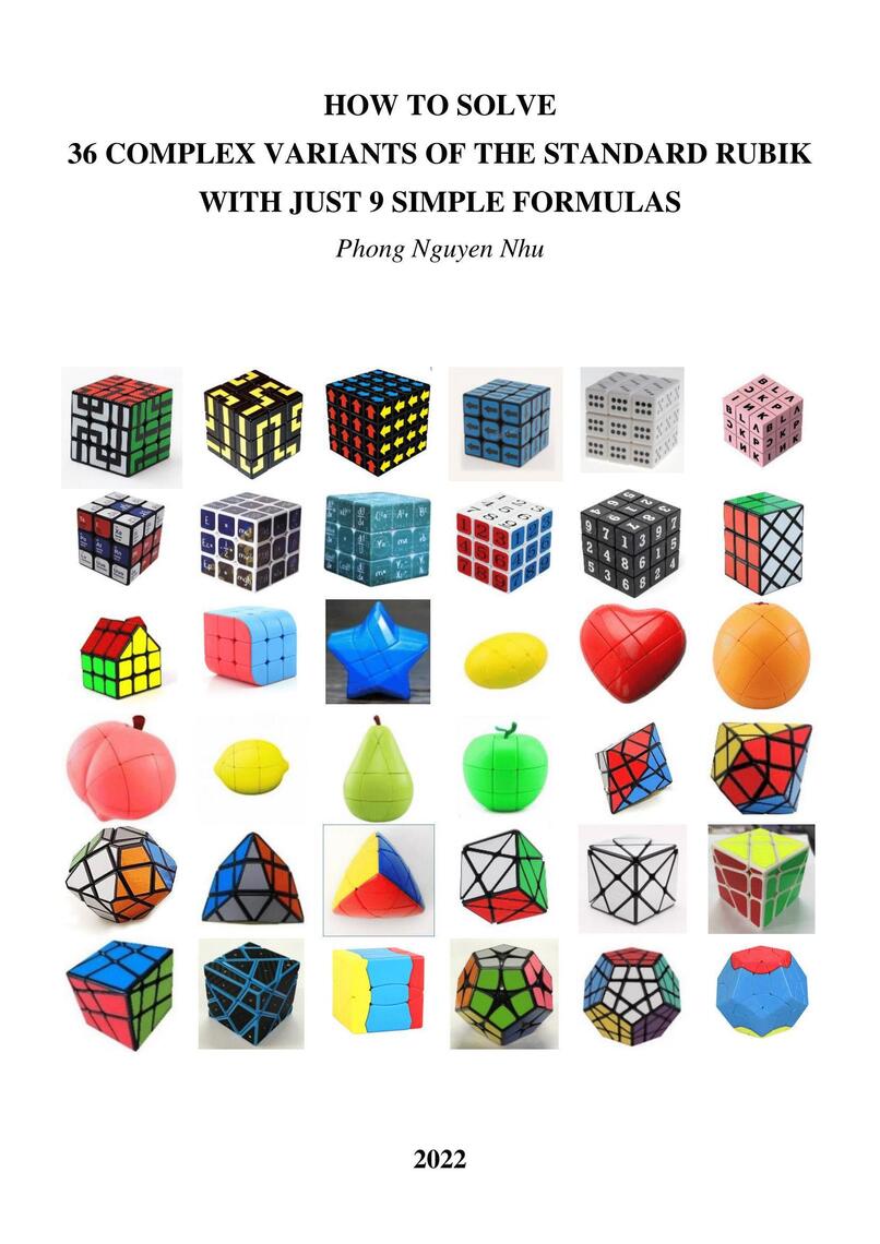 How To Solve 36 Complex Variants Of The Standard Rubik With Just 9 ...