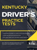 Driving License Written Test | PDF | Driving Under The Influence | Traffic