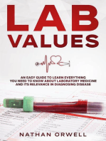 Lab Values | PDF | Medical Specialties | Medicine