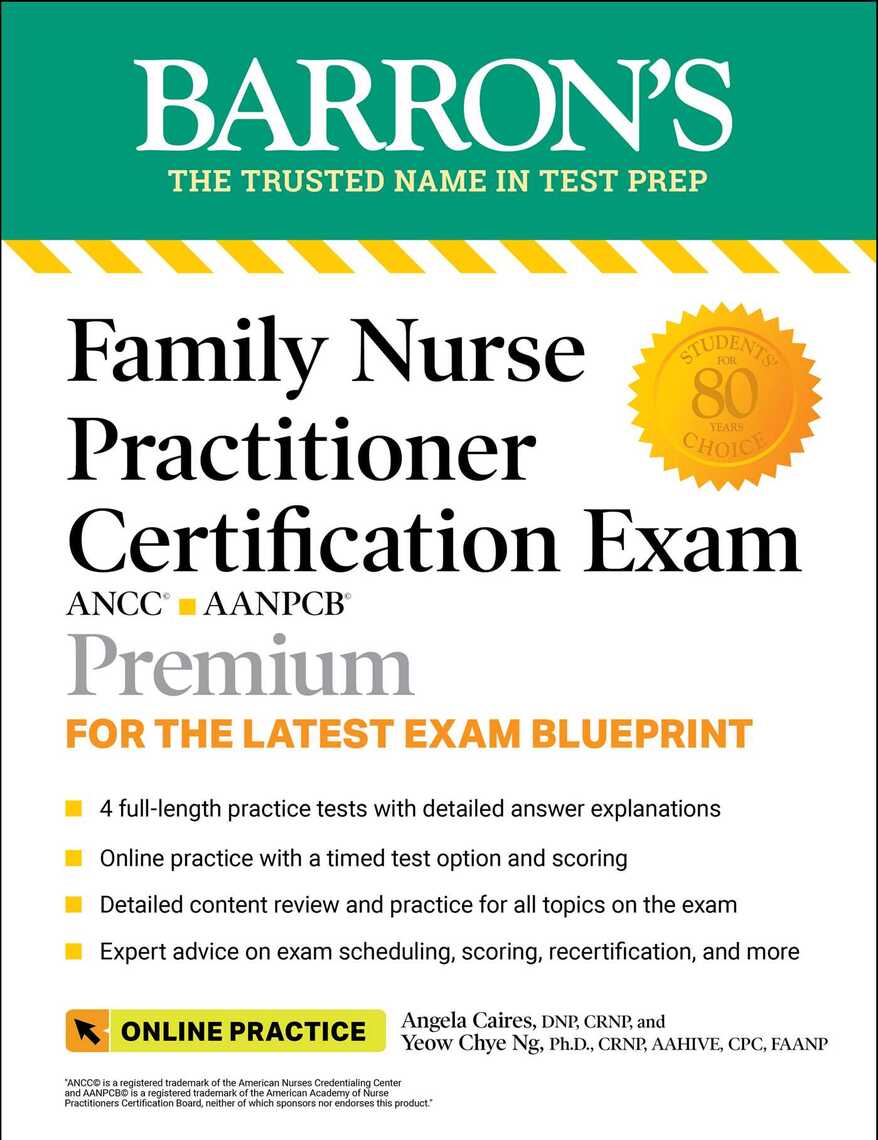 Family Nurse Practitioner Certification Exam Premium: 4 Practice Tests ...